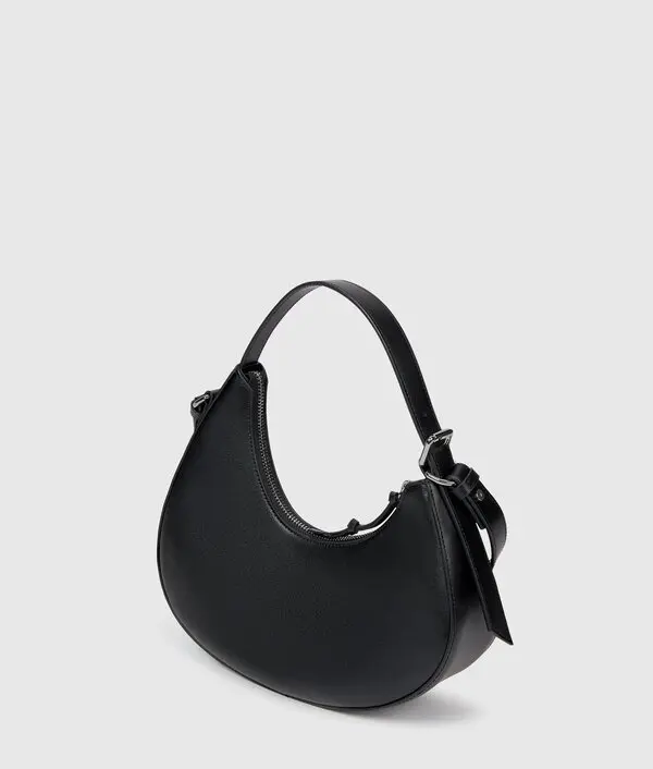 KL JEANS Jeans Rounded Leather Top Handle Bag