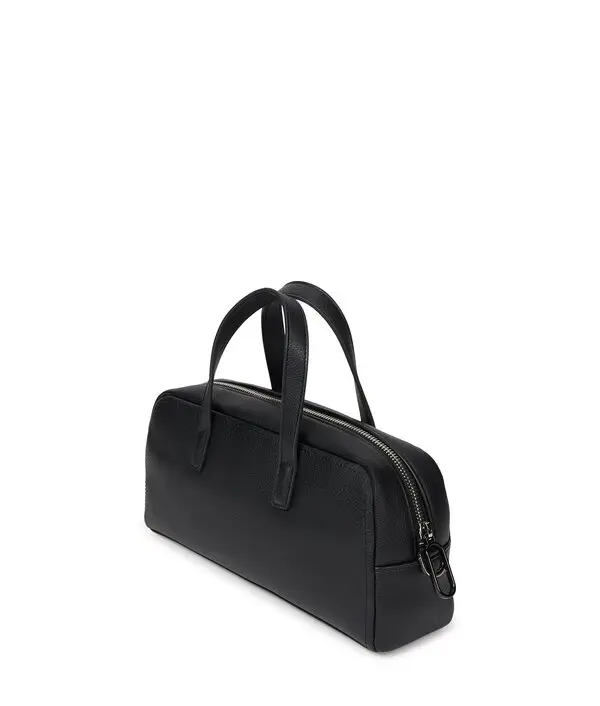 Karl Lagerfeld Box Logo Bowling Bag - Black
