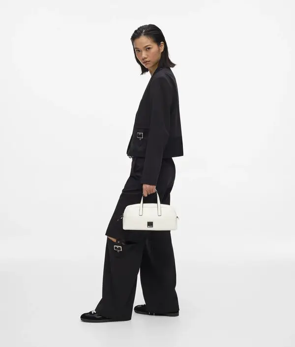 KL JEANS Jeans Box Logo Bowling Bag - Egret