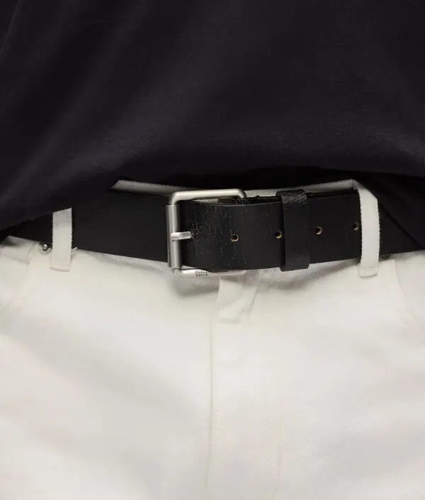 KL JEANS Cracked Leather Belt