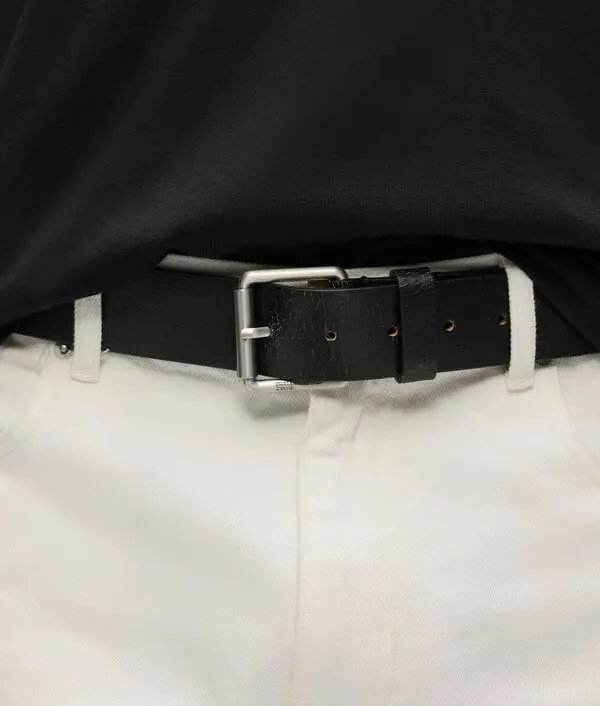 KL JEANS Cracked Leather Belt