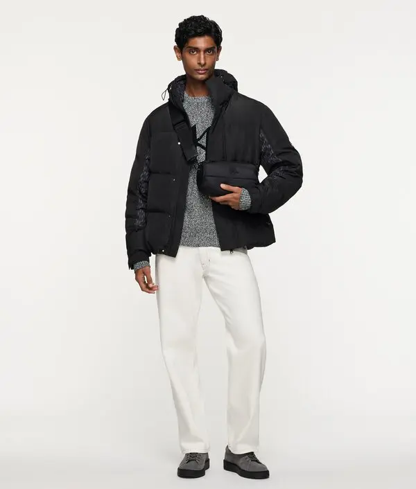 Karl Lagerfeld Monogram Puffer Jacket