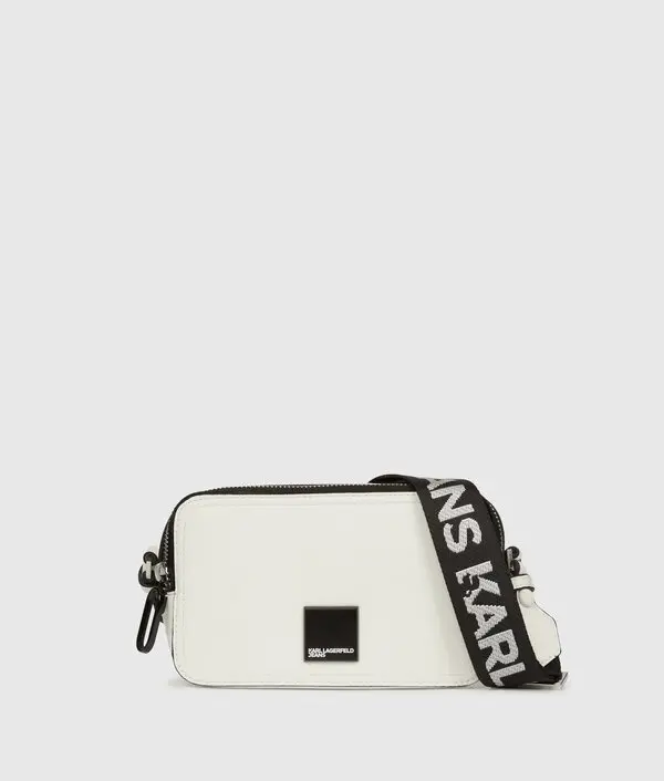 KL JEANS Jeans Box Logo Camera Bag - Egret