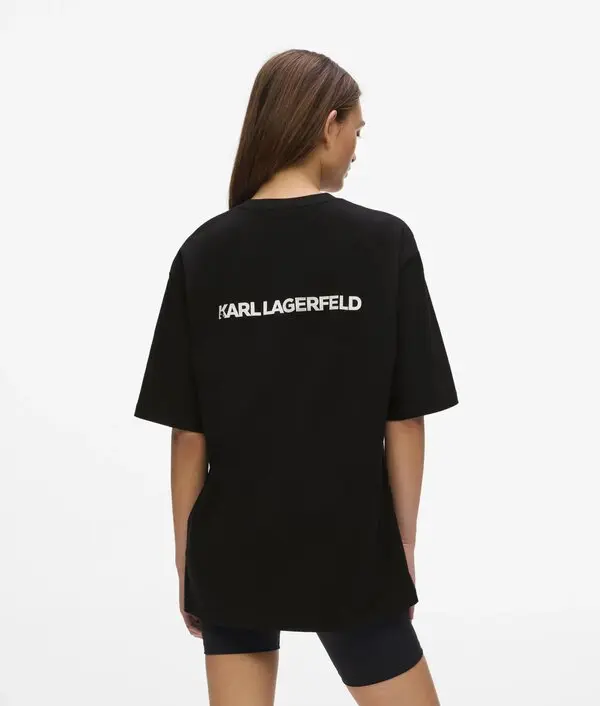 Karl Lagerfeld Logo T-shirt - Black