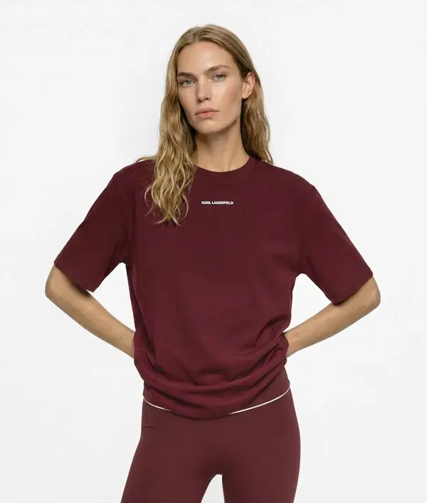 Karl Lagerfeld Logo T-shirt - Windsor Wine