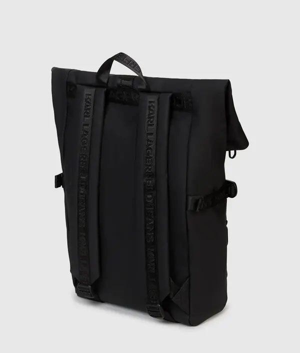 KL JEANS Coated Karl Quote Backpack