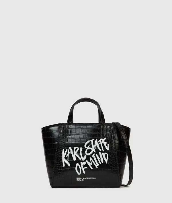 KL JEANS Jeans Mini Tote Bag - Black