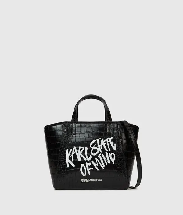 KL JEANS Jeans Mini Tote Bag - Black