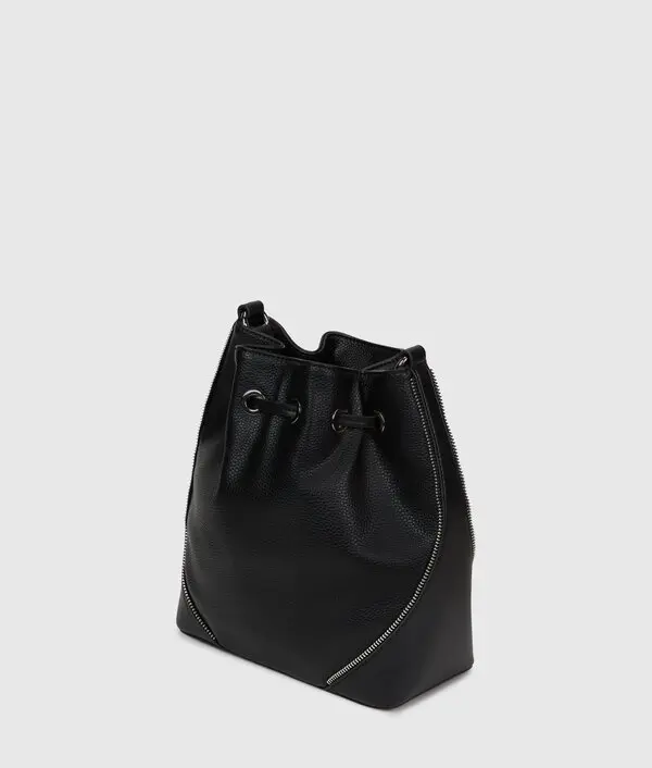 Karl Lagerfeld Rebel Bucket Bag - Black