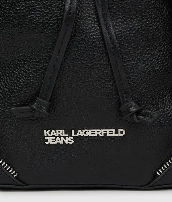 Karl Lagerfeld Rebel Bucket Bag - Black