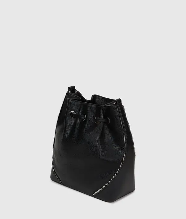 Karl Lagerfeld Rebel Bucket Bag - Black