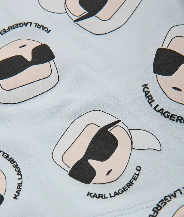 Karl Lagerfeld Baby Ikon Print T-shirt And Cargo Shorts Set