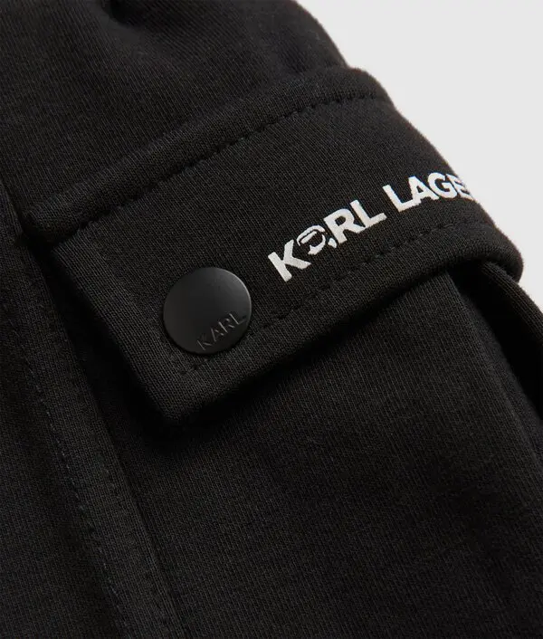 Karl Lagerfeld Baby Ikon Print T-shirt And Cargo Shorts Set