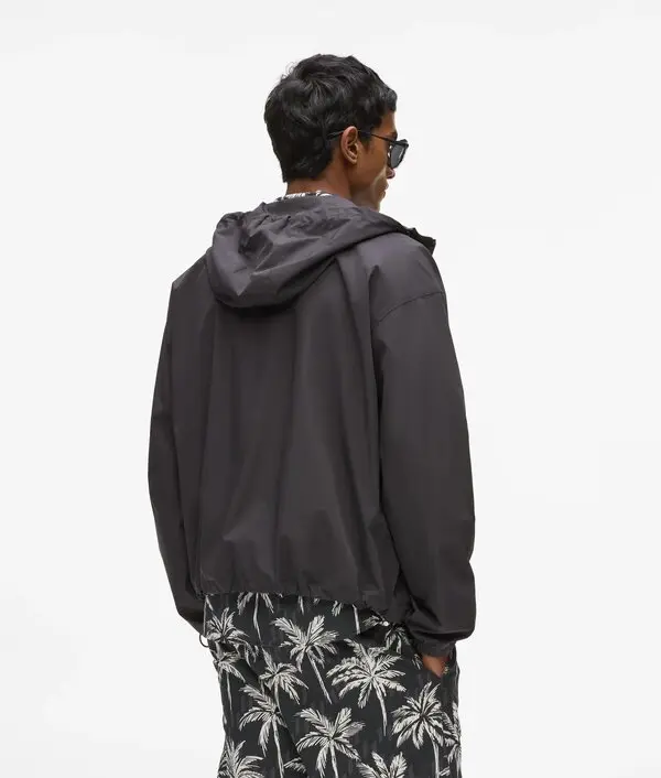 Karl Lagerfeld Hooded Zip-up Jacket
