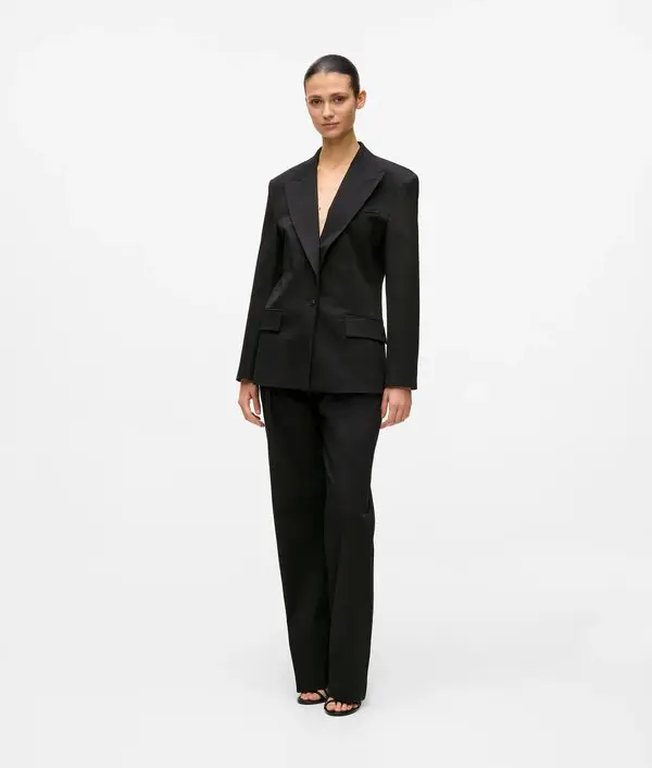 Karl Lagerfeld X Amber Valletta Structured Suit Pants