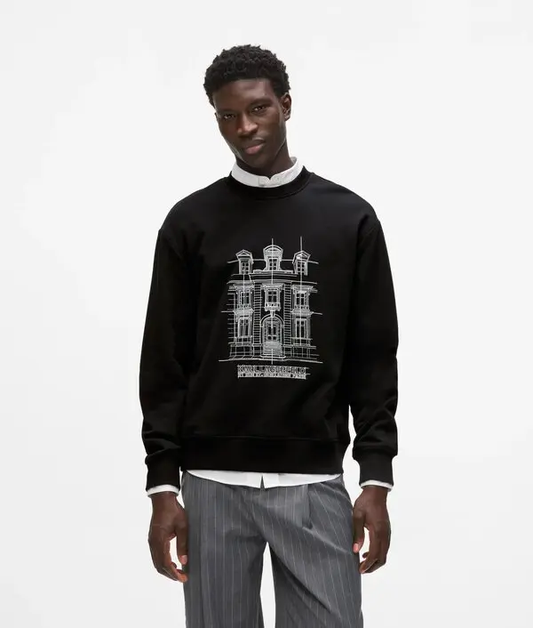 Karl Lagerfeld Maison De Karl Sketch Sweatshirt