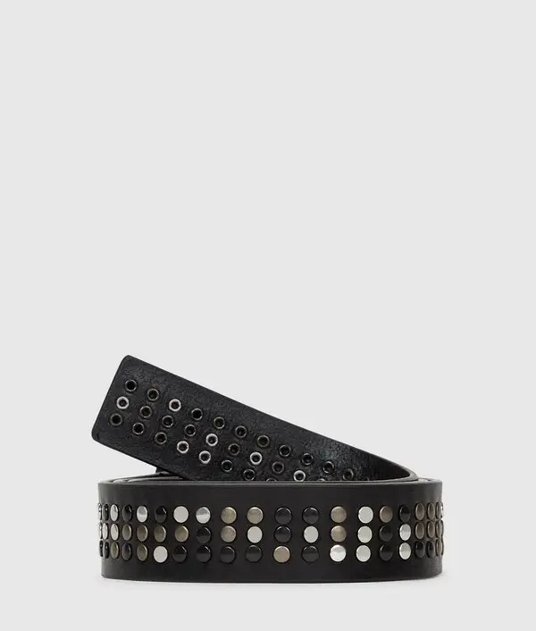 KL JEANS Leather Studded Belt