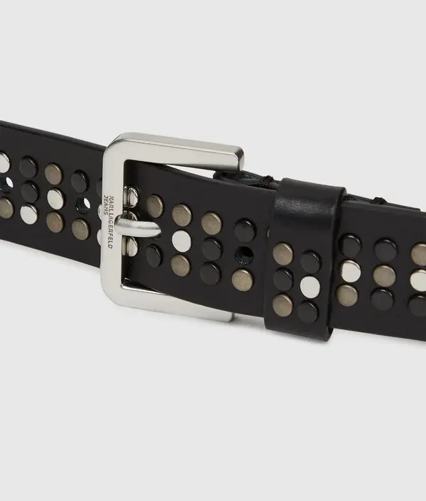 KL JEANS Leather Studded Belt