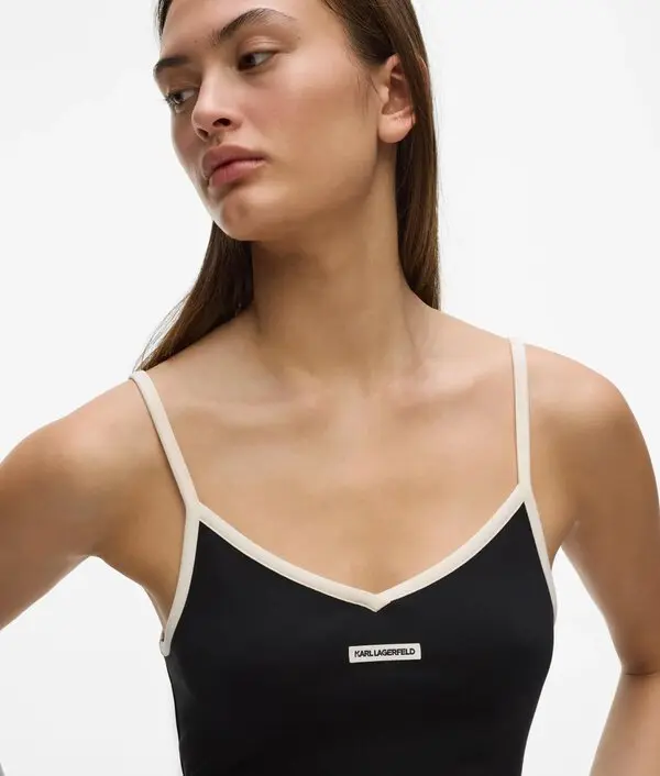 Karl Lagerfeld Monochrome Loungewear Tank Top