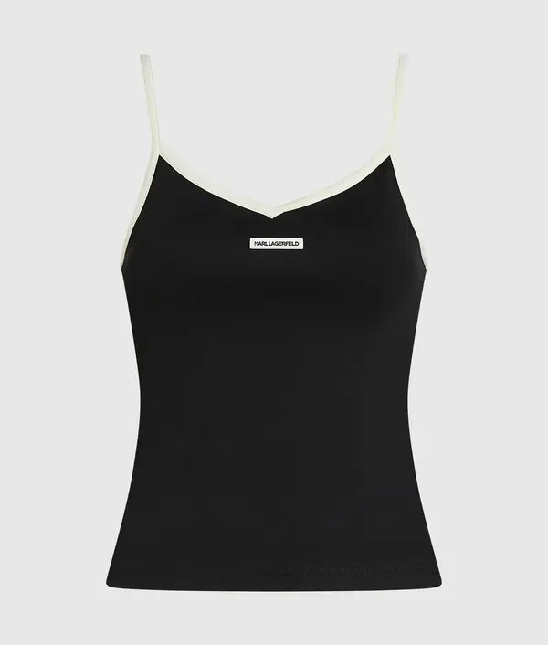 Karl Lagerfeld Monochrome Loungewear Tank Top