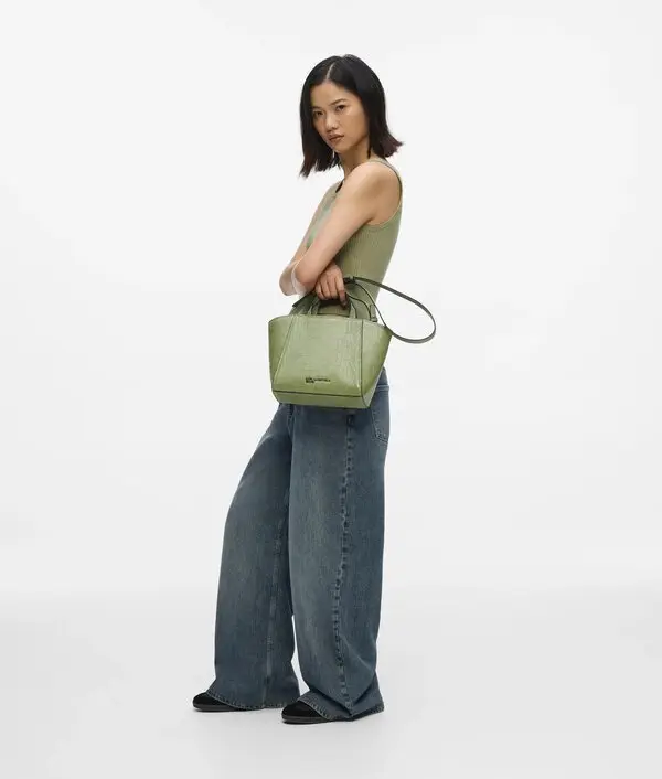 KL JEANS Jeans Croco Effect Mini Tote Bag
