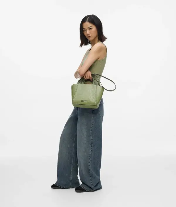 KL JEANS Jeans Croco Effect Mini Tote Bag