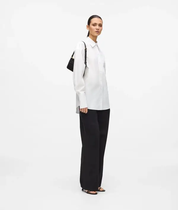 Karl Lagerfeld Autograph Embroidered Organic Cotton Shirt