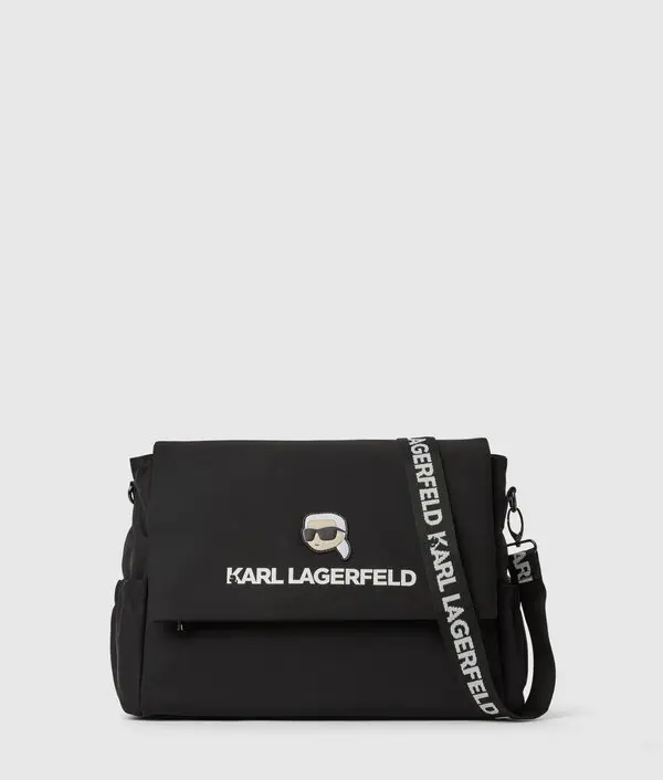 Karl Lagerfeld Baby Ikon Diaper Bag - Black