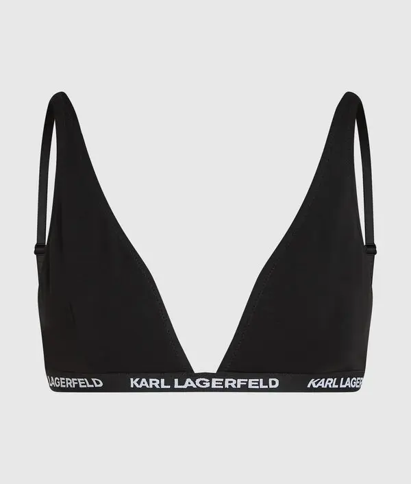 Karl Lagerfeld Logo Triangle Bra