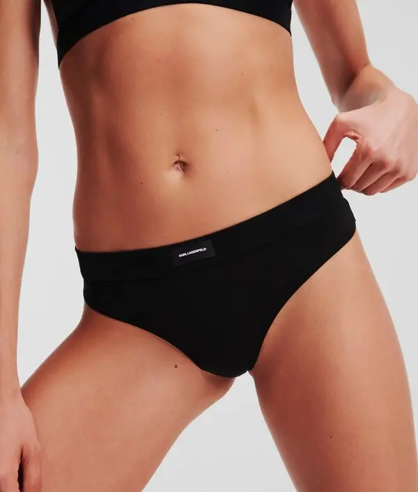 Karl Lagerfeld Essential Logo Thong