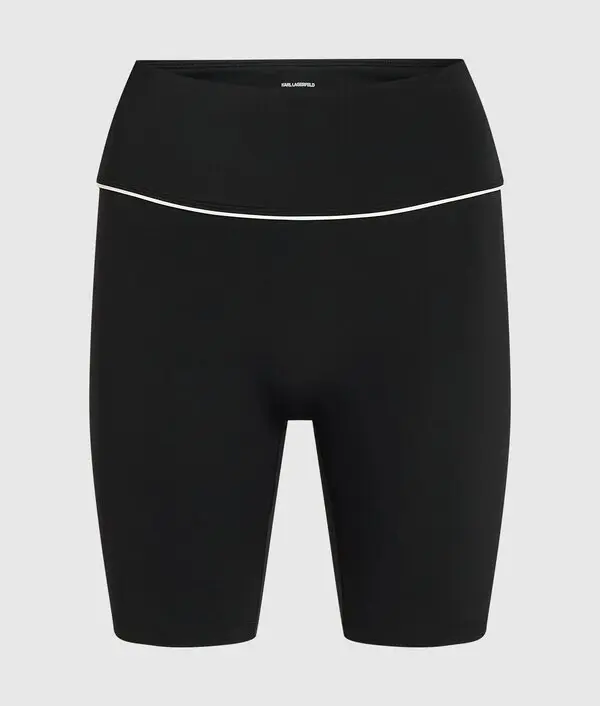 Karl Lagerfeld Contrast Piping Athleisure Shorts