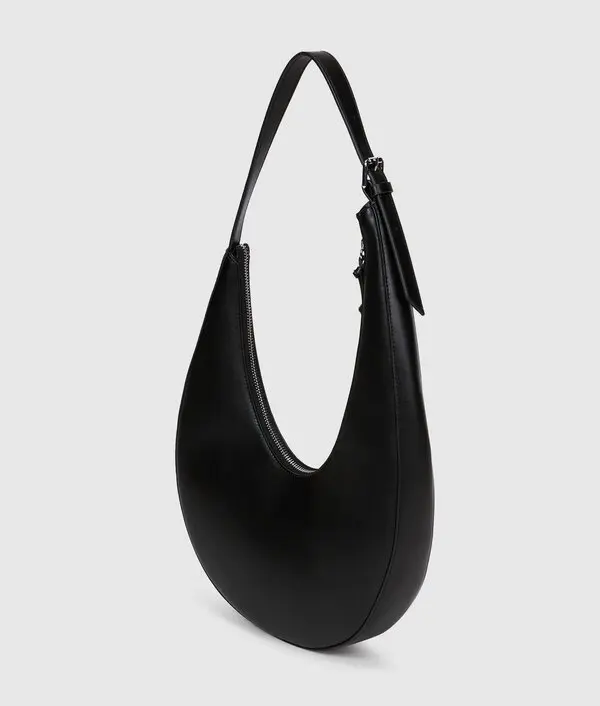KL JEANS Jeans Rounded Leather Hobo Bag