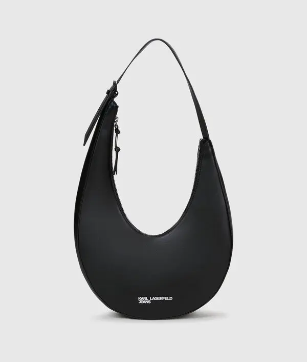 KL JEANS Jeans Rounded Leather Hobo Bag