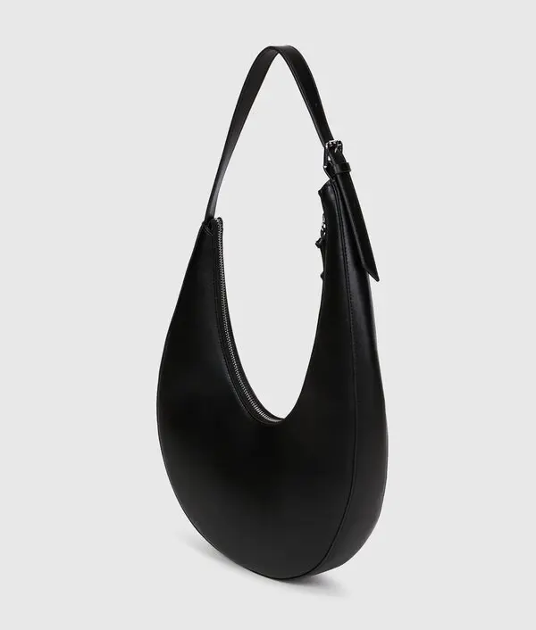 KL JEANS Jeans Rounded Leather Hobo Bag