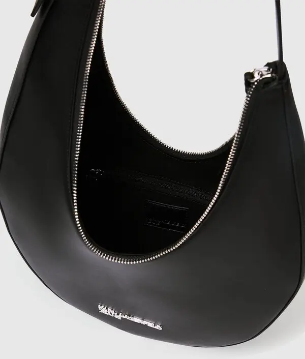 KL JEANS Jeans Rounded Leather Hobo Bag