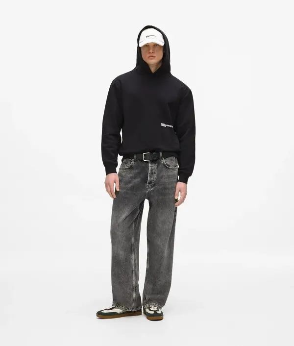 KL JEANS Jeans Organic Cotton Hoodie With Graffiti Back Print