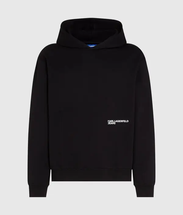 KL JEANS Jeans Organic Cotton Hoodie With Graffiti Back Print