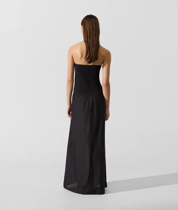 Karl Lagerfeld Signature Maxi Dress - Black