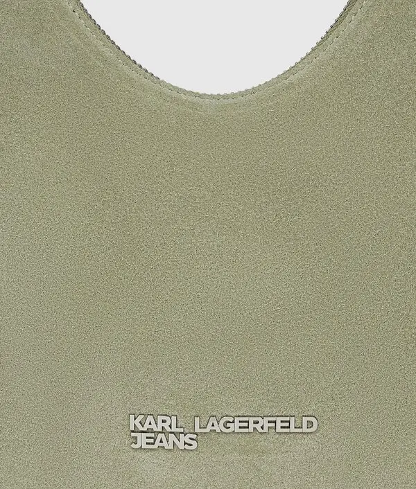 KL JEANS Rounded Suede Hobo Bag