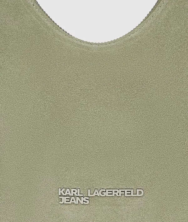 KL JEANS Rounded Suede Hobo Bag
