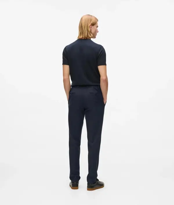 Karl Lagerfeld Drawcord Waist Pants - Navy
