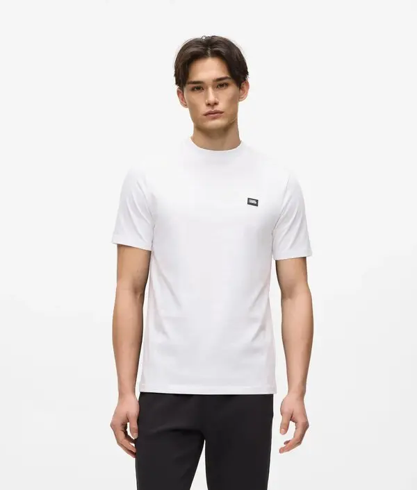 Karl Lagerfeld Logo Patch T-shirt - White
