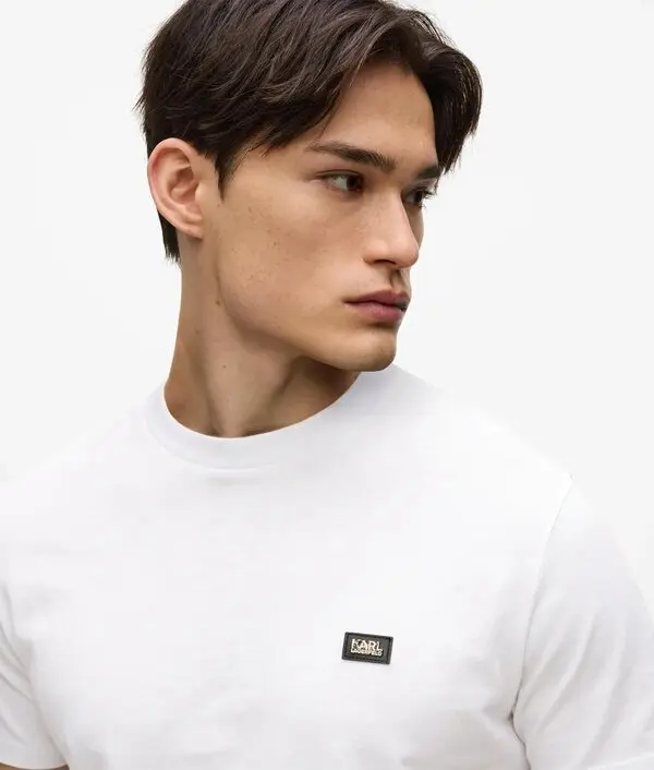 Karl Lagerfeld Logo Patch T-shirt - White