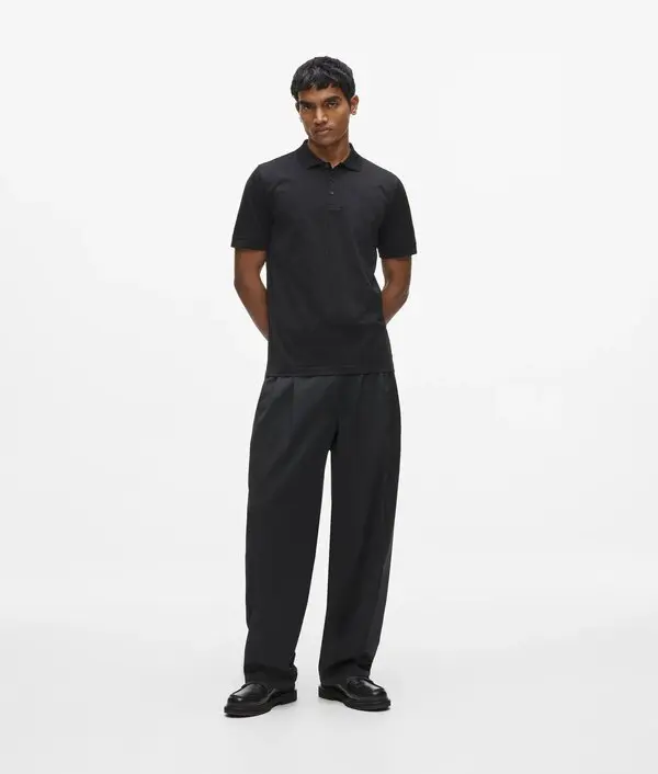 Karl Lagerfeld Monogram Polo Shirt