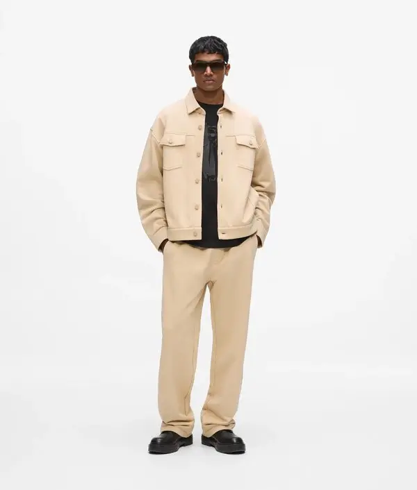 Karl Lagerfeld Loose-fit Sweatpants - Khaki