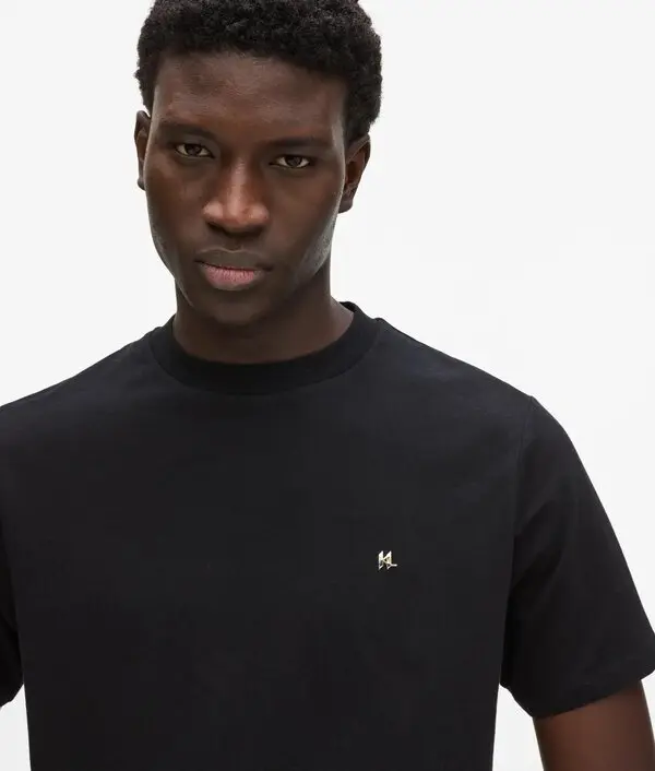 Karl Lagerfeld Metal Monogram T-shirt