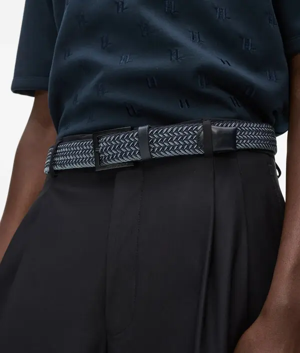 Karl Lagerfeld Braided Belt