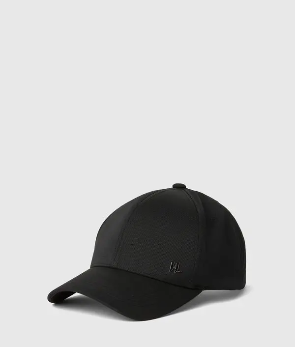 Karl Lagerfeld Monogram Baseball Cap - Black