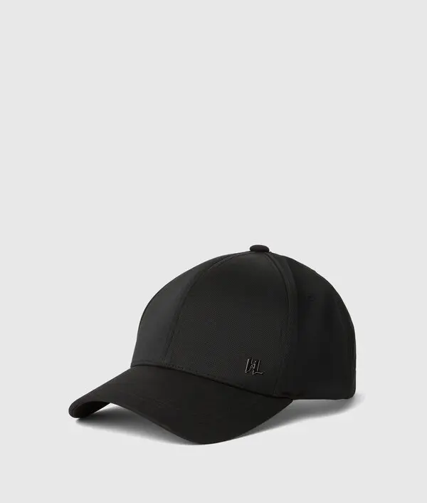 Karl Lagerfeld Monogram Baseball Cap - Black
