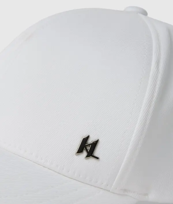 Karl Lagerfeld Monogram Baseball Cap - White